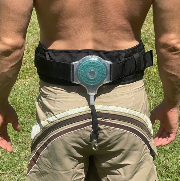 eFoil Solutions Waist Belt Reel Leash Combo Kit - houstonkiteboarding