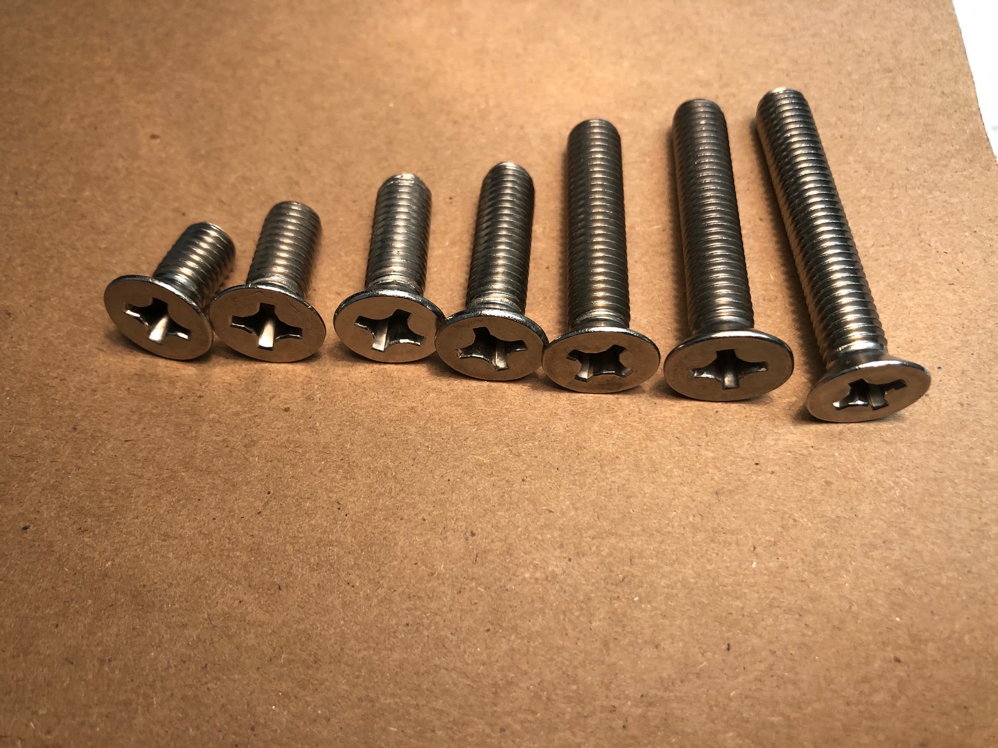 M8 Flat Head Stainless Steel Hydrofoil Bolts - houstonkiteboarding